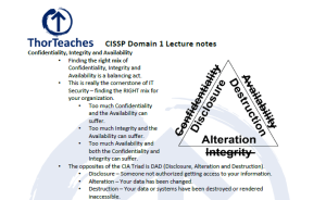 CISSP Certification | ThorTeaches CISSP, CISM, & PMP training